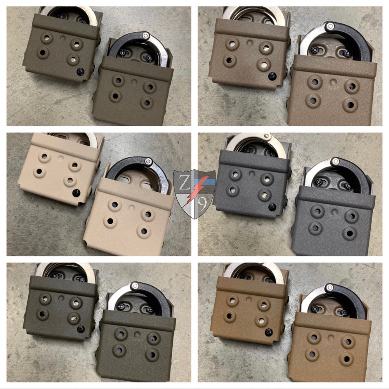 double handcuff case open top